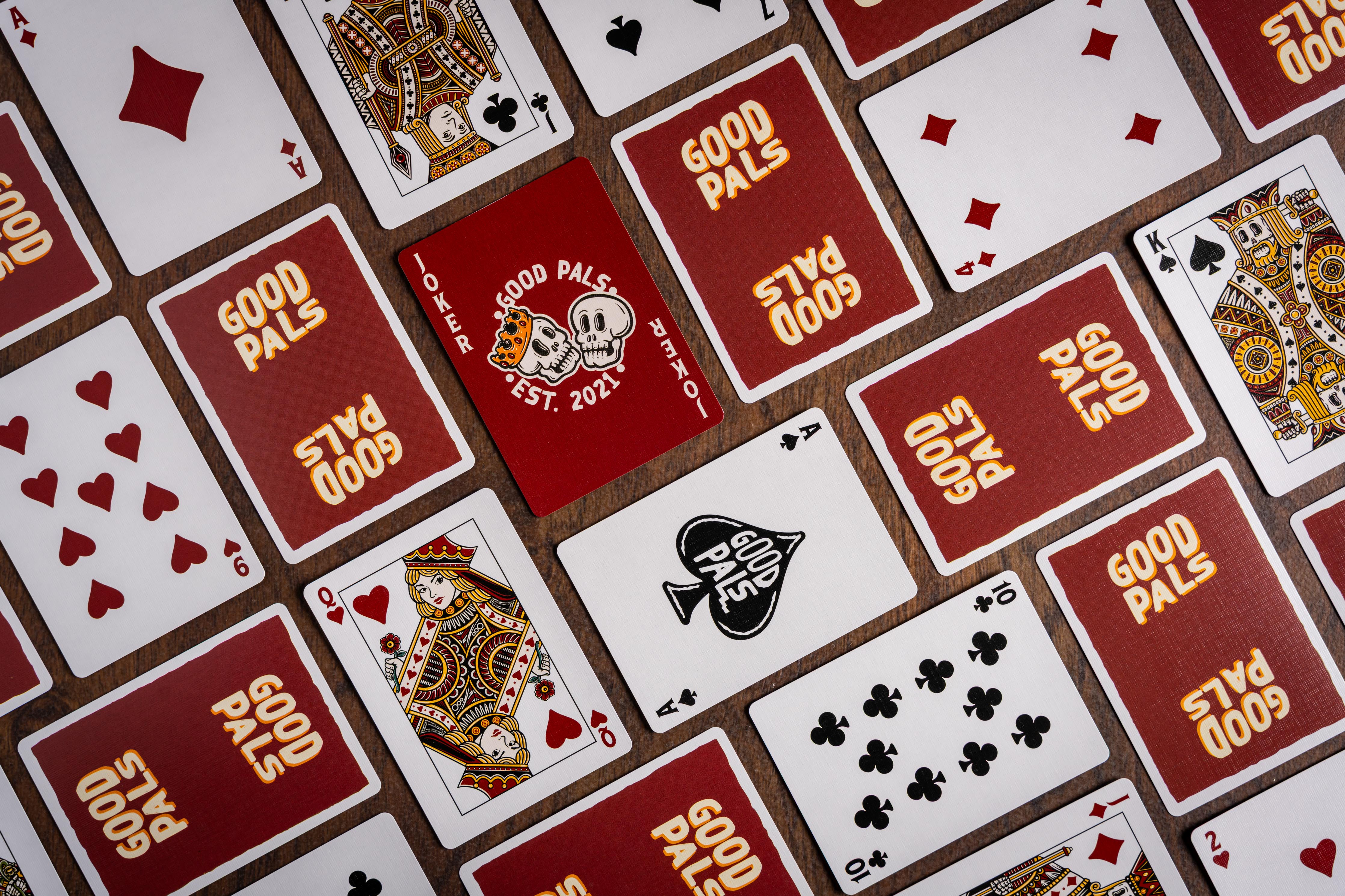 Good Pals Logo Playing Cards (Red)